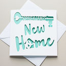 Personalised New Home Card By Whole In The Middle | notonthehighstreet.com