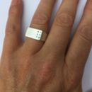 Personalised Signet Ring By Jessica Greenaway | notonthehighstreet.com