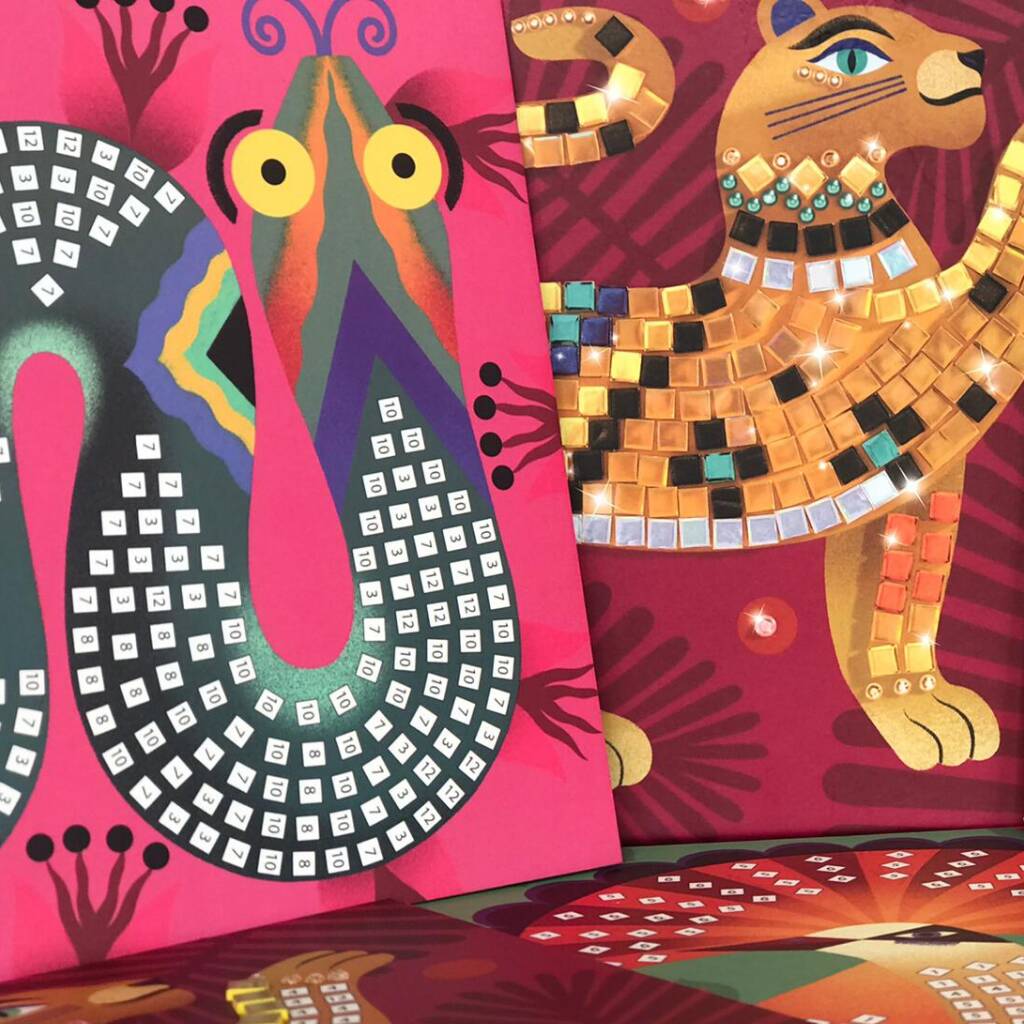 Make Your Own Mosaics By Numbers Craft Kits By Crafts4 Kids ...