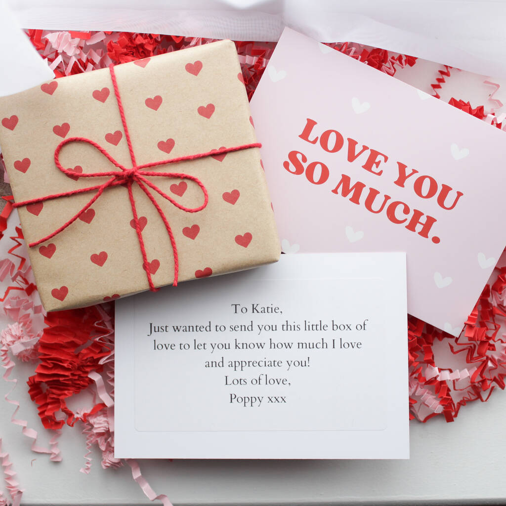 A Little Box Of Love Letterbox Gift By MTH Craft Studio