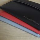 personalised a4 leather document folder by artbox | notonthehighstreet.com