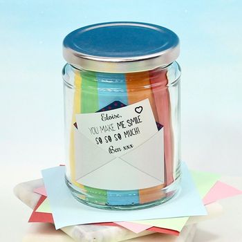 personalised message jar by beecycle | notonthehighstreet.com