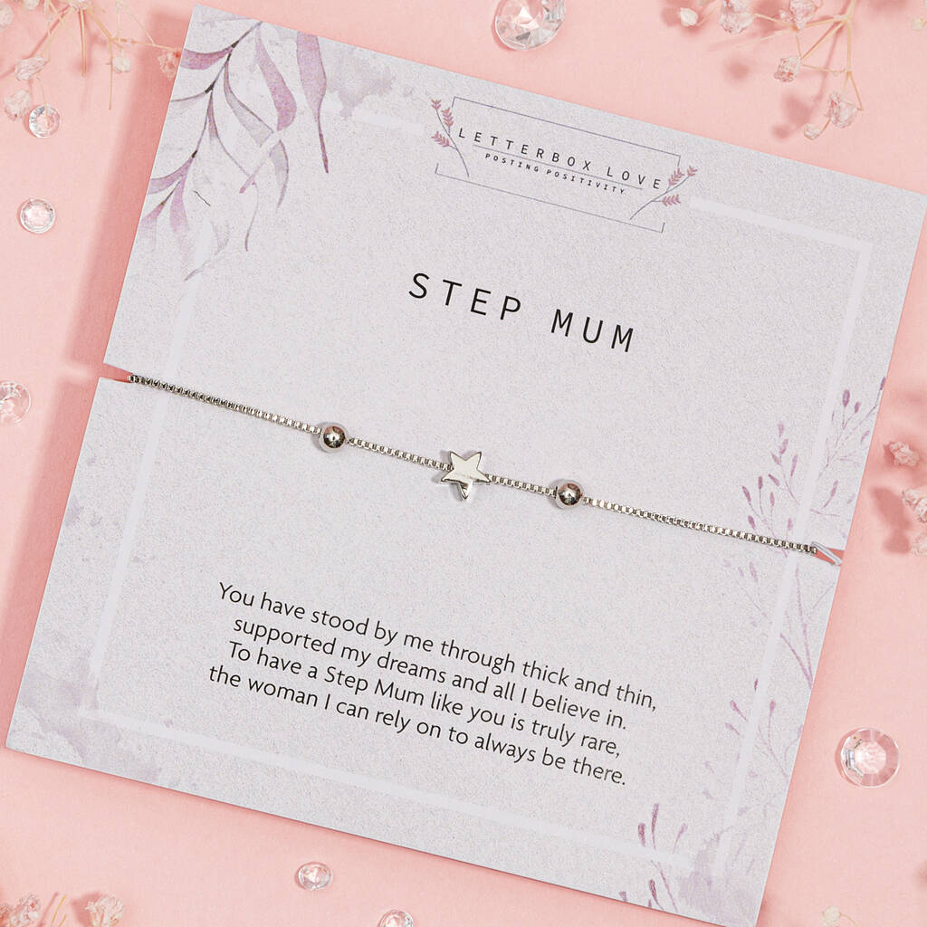 Step Mum Bracelet By Letterbox Love