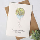 personalised map caravan birthday card by bombus | notonthehighstreet.com