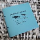 Bespoke Leather Visitors Book Guest Book By Artbox | notonthehighstreet.com