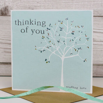 Thinking Of You Sending Love Card By Molly Mae | notonthehighstreet.com