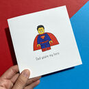 Superman Minifigure Card For Dad By Lizzie Chancellor ...
