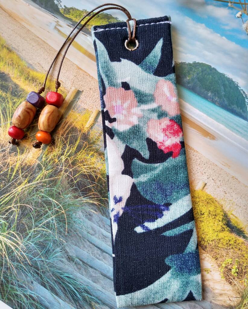 Floral Linen Bookmark By Southsea Linen | notonthehighstreet.com