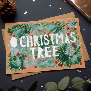 Papercut 'o Christmas Tree' Christmas Card By Miss Bespoke Papercuts ...