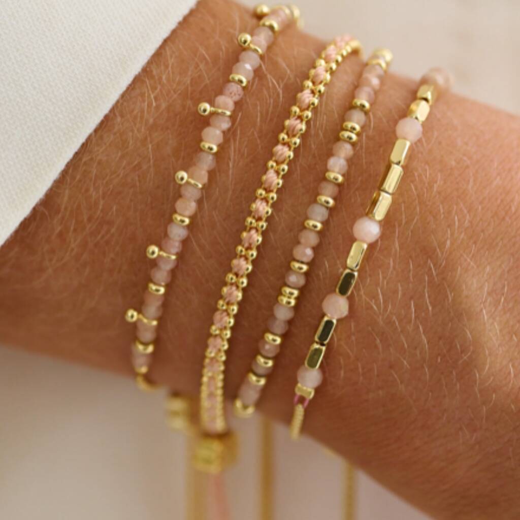 Empowerment Sunstone Gold Bracelet By Boho Betty