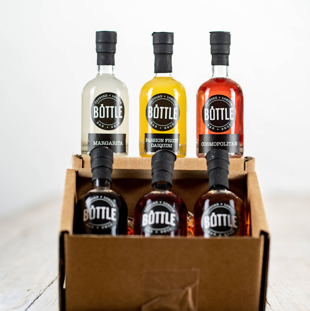 Personalised Cocktail Gift Set By Bottle Bar And Shop ...