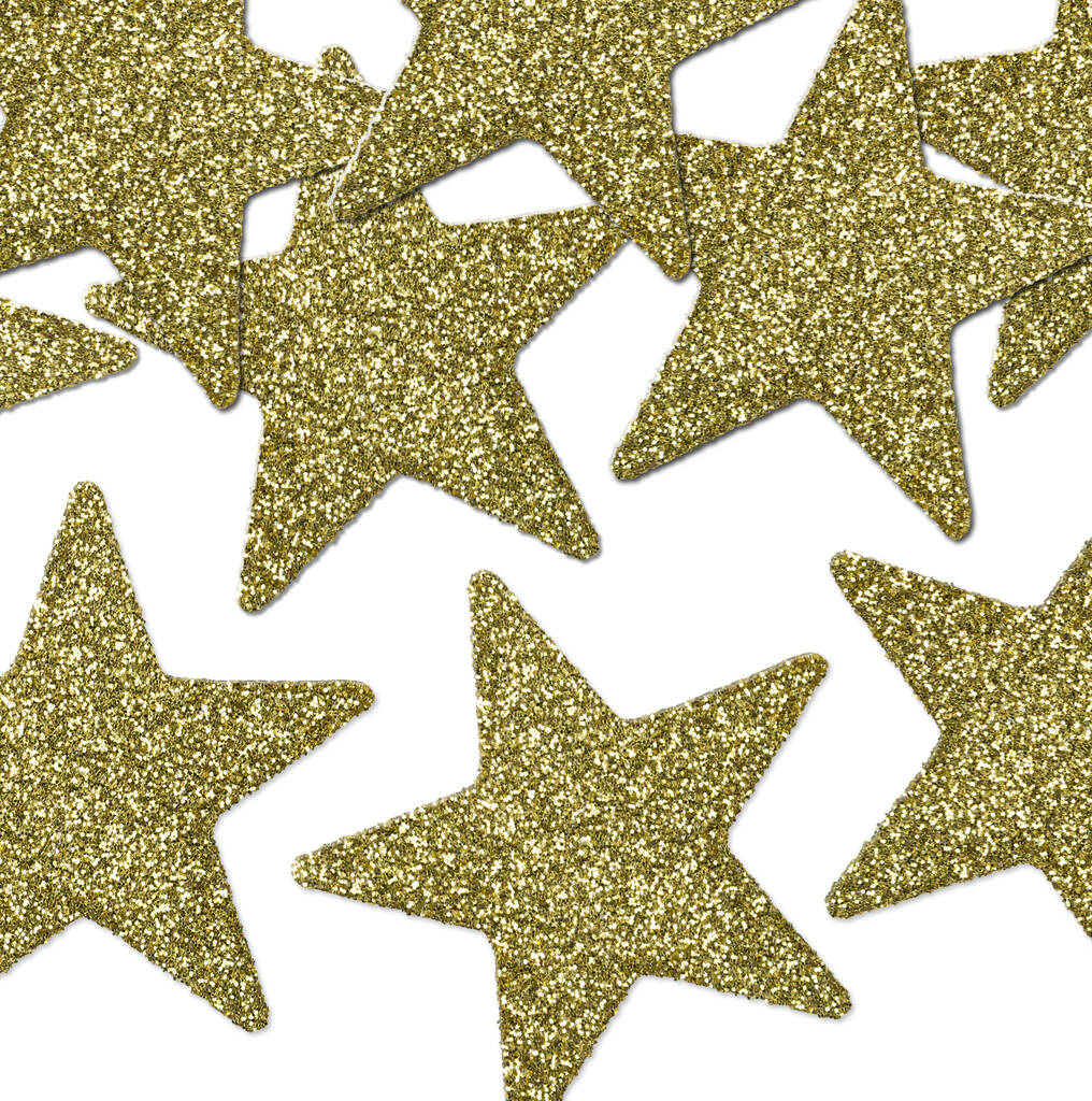 Gold Sparkly Star Reusable Table Confetti By Postbox Party
