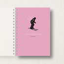Personalised Skiing Lover's Journal Or Notebook By Designed ...