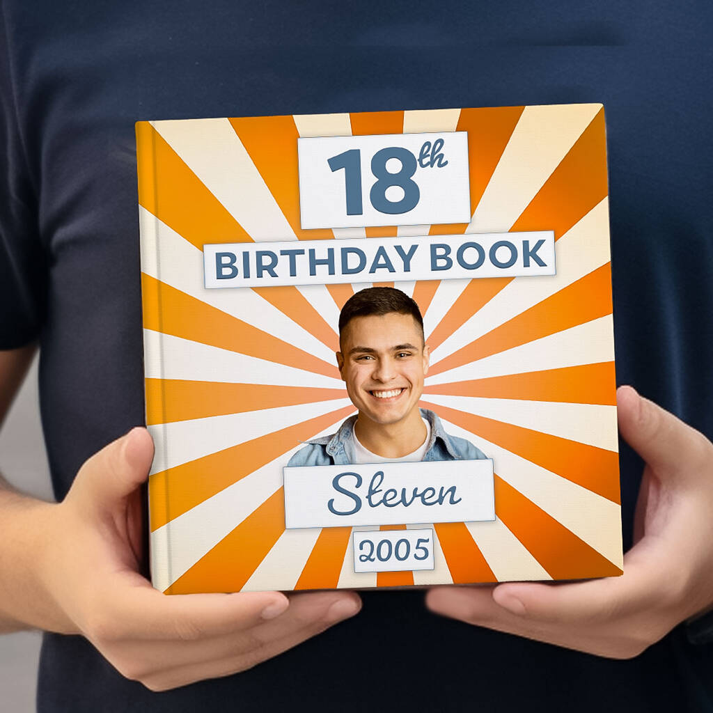 Personalised 18th Birthday Gift Book 'My Birthday Book' By Be In The ...