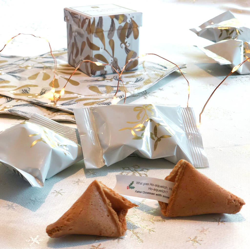 Christmas Fortune Cookies By Bunting & Barrow | notonthehighstreet.com