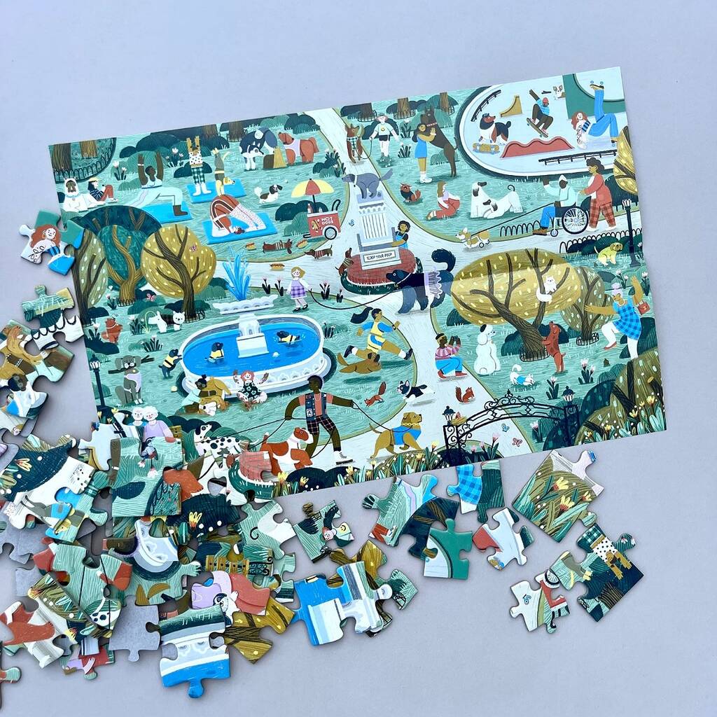 Dog Day Out Jigsaw Puzzle By Nest Notonthehighstreet Dog Day Out Jigsaw Puzzle By Nest Notonthehighstreet