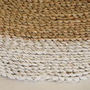 Braided Wicker Rug Round By Za Za Homes | notonthehighstreet.com