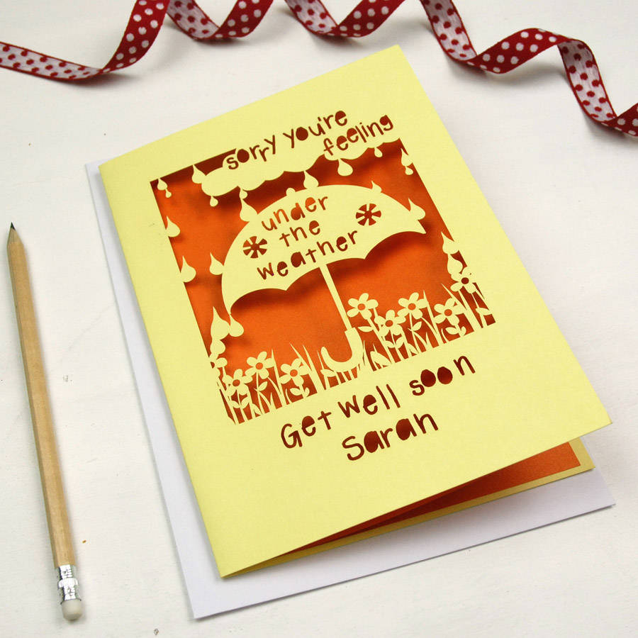 personalised get well soon card by pogofandango | notonthehighstreet.com