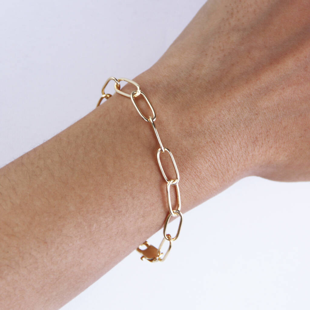 Chunky Link Chain Bracelet By Gaamaa | notonthehighstreet.com