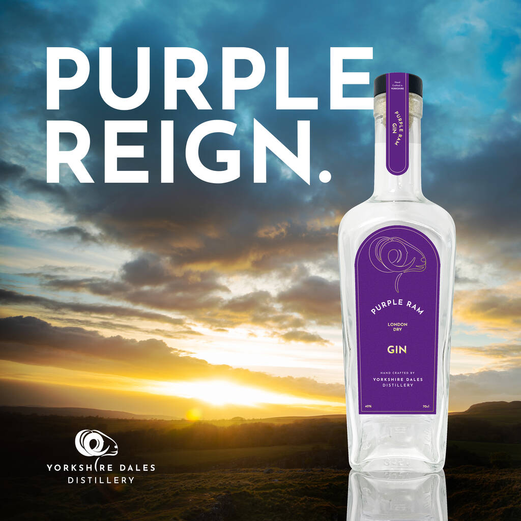 Purple Ram London Dry Gin By Yorkshire Dales Distillery ...