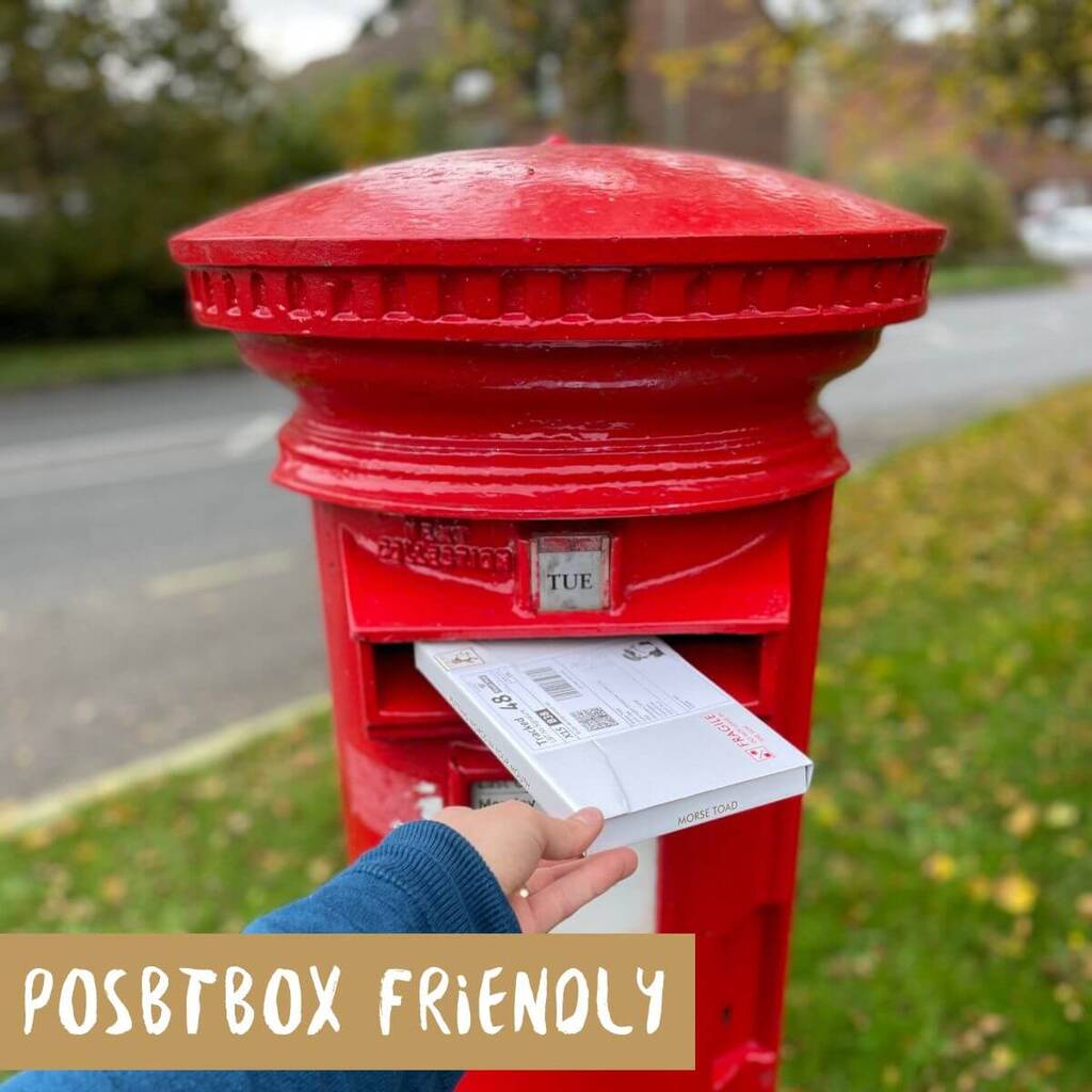 'Hip Hip Hooray' Chocolate Card By Morse Toad