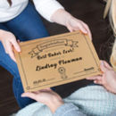 personalised gold certificate metal sign by ellie ellie ...