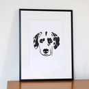 Dalmatian Dog Screen Print By The Art Rooms | notonthehighstreet.com