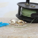 Solid Silver Fishing Fly Cufflinks By Sophie Hutchinson Designs ...