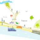 Brighton Marathon Route Map Personalised Print By Holly Francesca ...