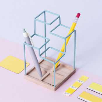 Sketch Desk Tidy By Block Design | notonthehighstreet.com