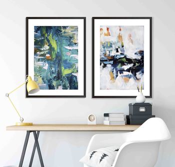 framed art prints wall art home decor by abstract house ...