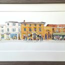 Farnham High Street 'castle Street' By Chris Gent Illustration ...