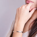 open silver bangle by hersey silversmiths | notonthehighstreet.com