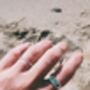 Emerald Sapporo Ring By Beho Studio | notonthehighstreet.com