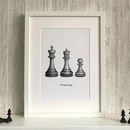 Personalised Chess Family Portrait Print By Michael Stephen Carter ...