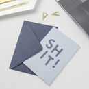 'shit' funny sorry and get well card by twin pines creative ...