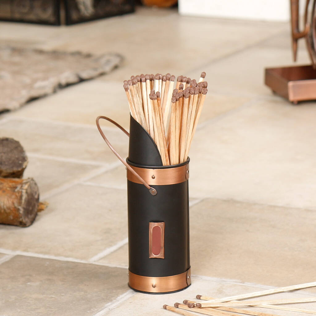 handmade fireside fuel bucket by dibor | notonthehighstreet.com
