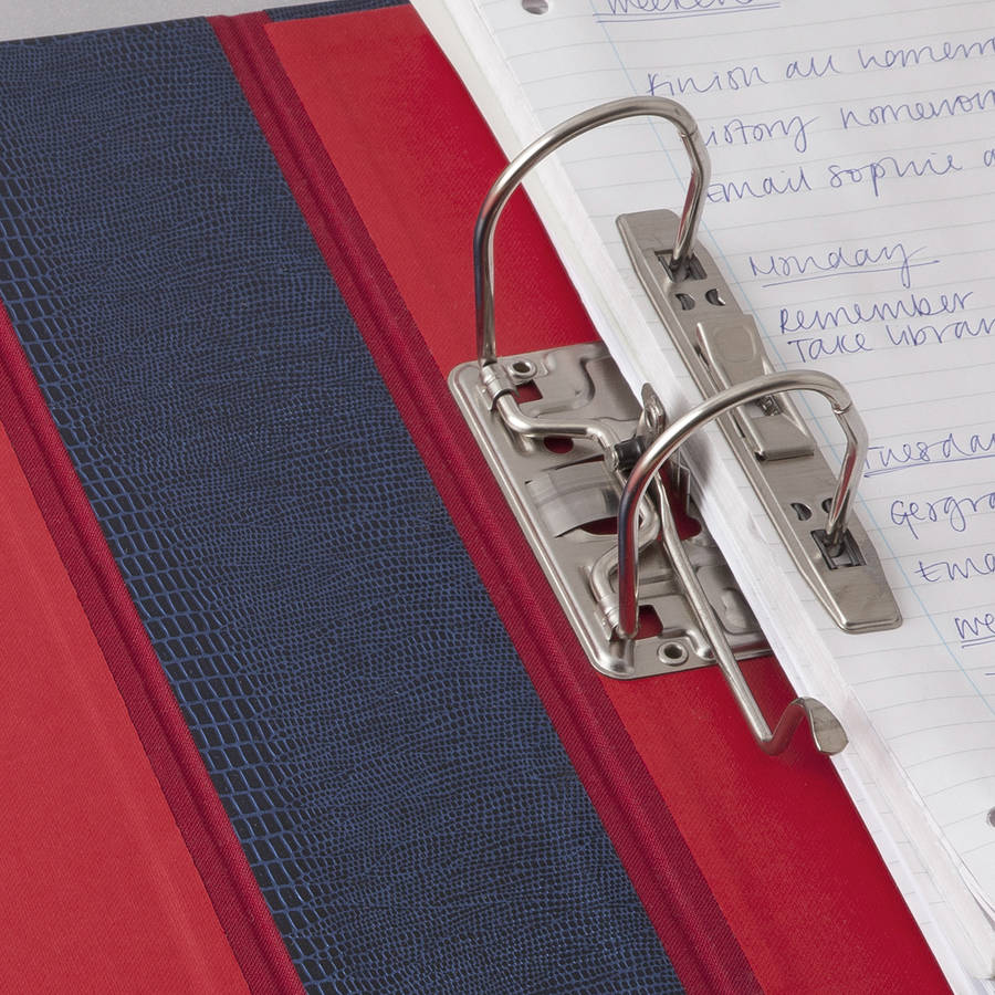 Personalised Lever Arch File By Harris & Jones
