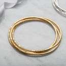 Personalised Russian Ring Bangle Set By Posh Totty Designs ...