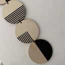Black Line Art Wall Hanging By We Are Lunarium | notonthehighstreet.com