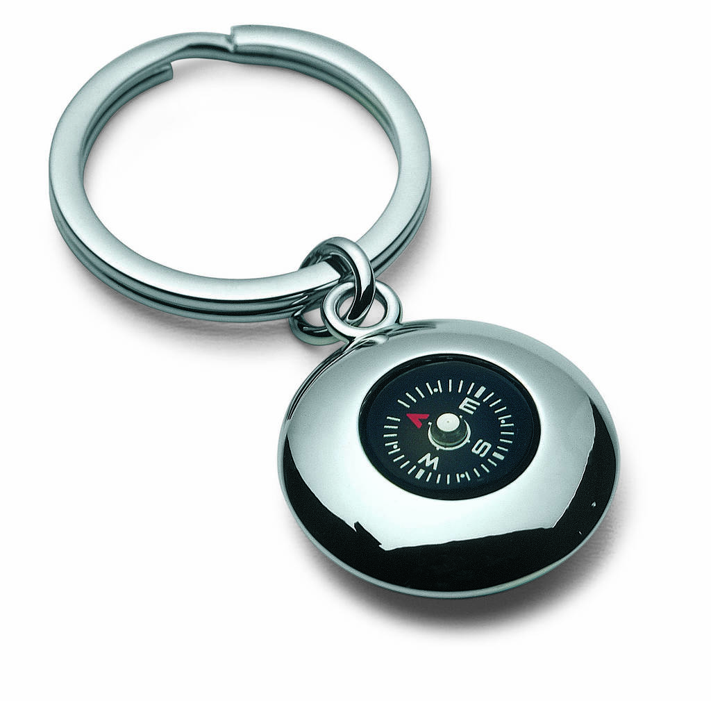 Traveller's Compass Keyring By Oh my giddy aunt!