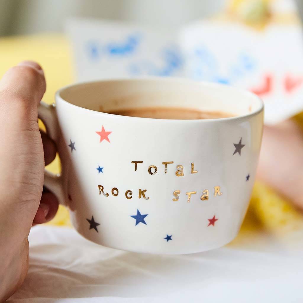 metallic total rock star cup by gilbert and stone ceramics ...