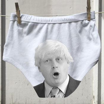 Funny Underwear Gift Boris Johnson By Twisted Twee | notonthehighstreet.com