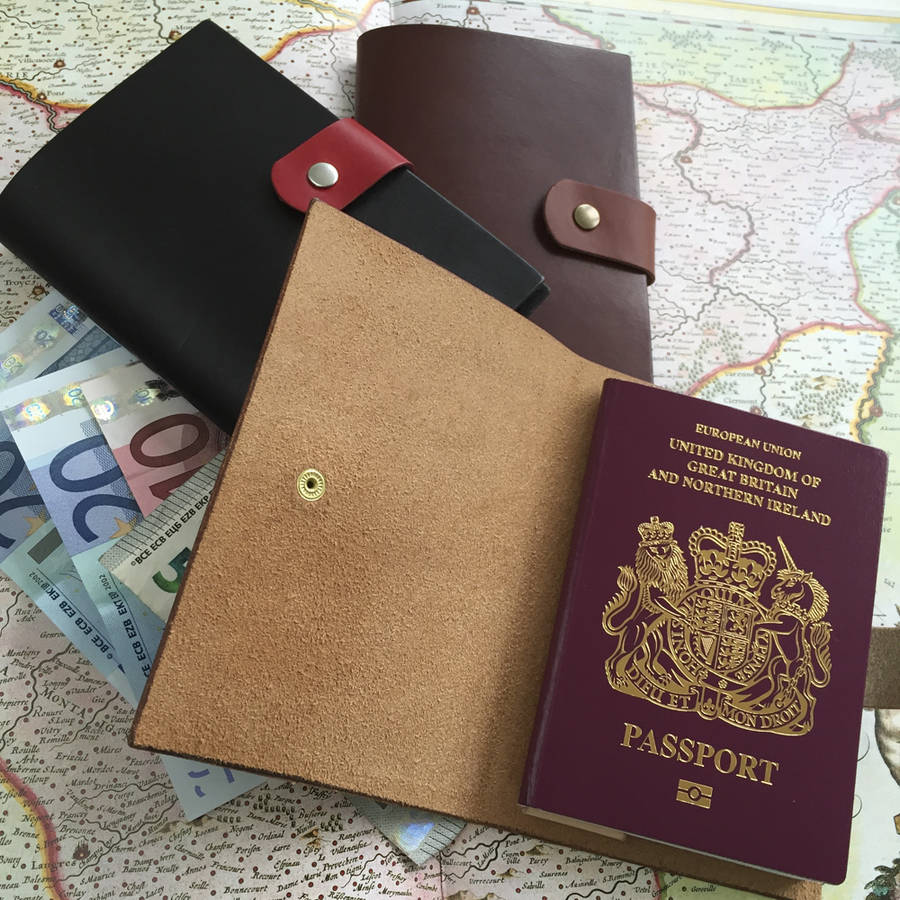corio leather passport wallet by johnny & co. | notonthehighstreet.com