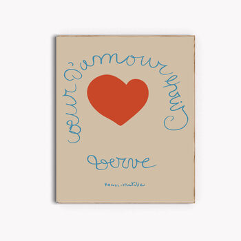 Matisse Heart Vintage Art Print By Stanley Street Studio ...