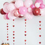 Rose Gold, Pink And Red Balloon Arch Kit By Ginger Ray ...