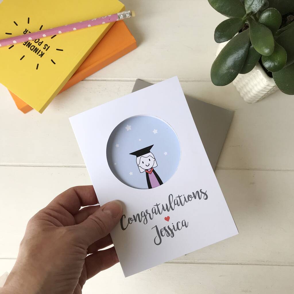 personalised graduation card by just toppers | notonthehighstreet.com