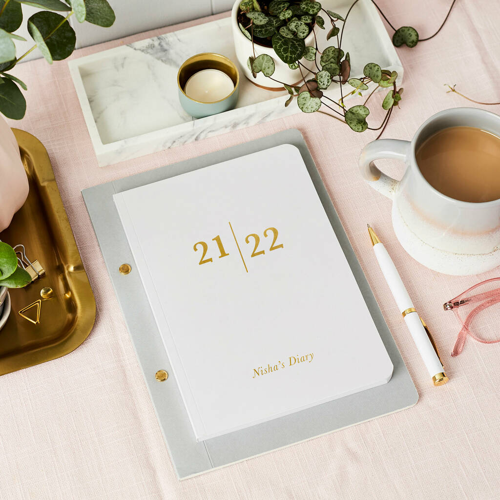 Personalised Analogue 2021/22 Mid Year Diary By Martha Brook ...