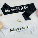 personalised hen party sash by postbox party | notonthehighstreet.com