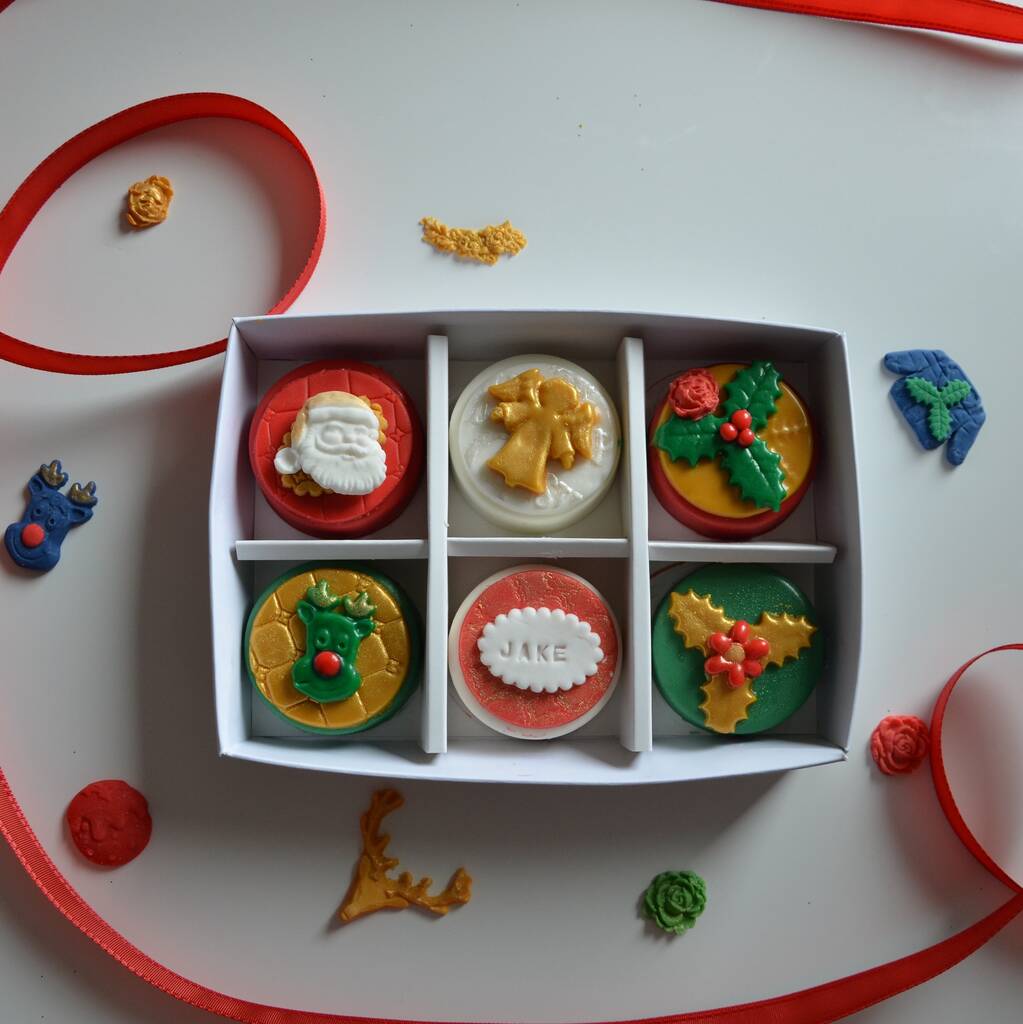 Personalised Christmas Gift Box By La Di Da Sweet Treats ...